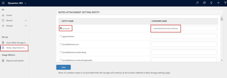 Dynamics 365 Attachments on Azure Blob Storage using the Attachment ...